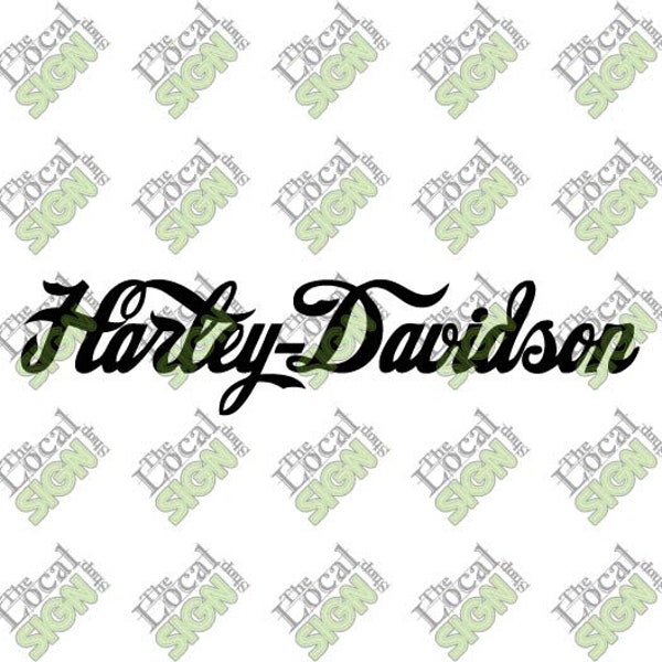 Harley Davidson Font - Etsy