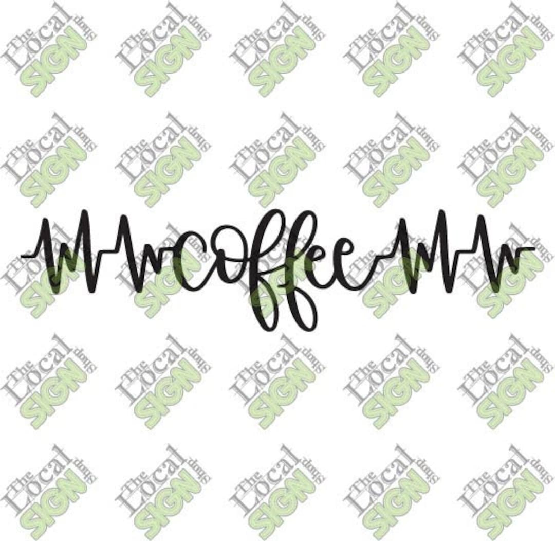 Vector - Coffee Pulse - Digital Download - Etsy