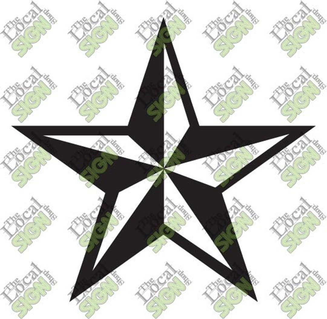 Vector - Nautical Star - Digital Download - Etsy