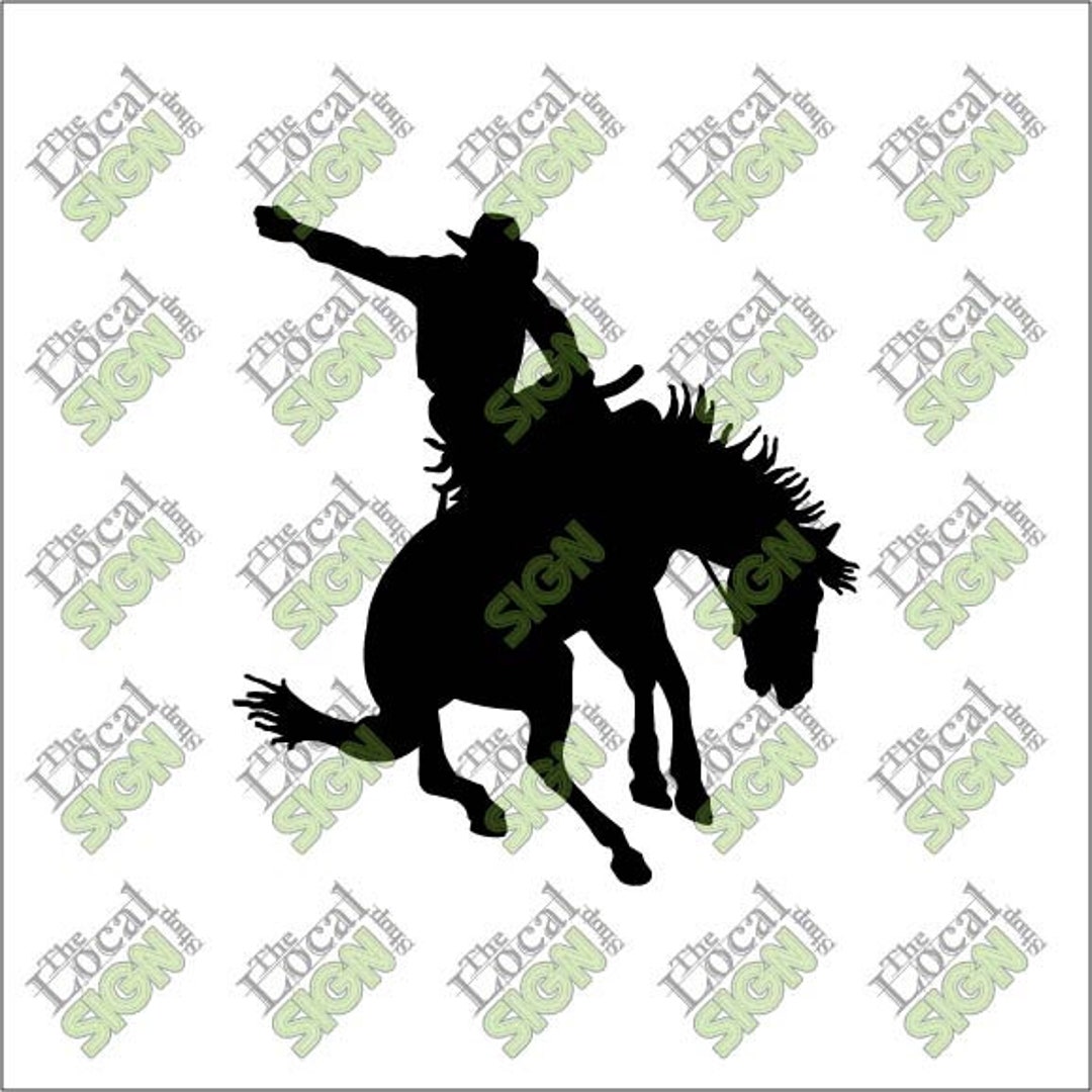 Vector - Bronc Rider - Digital Download - Etsy
