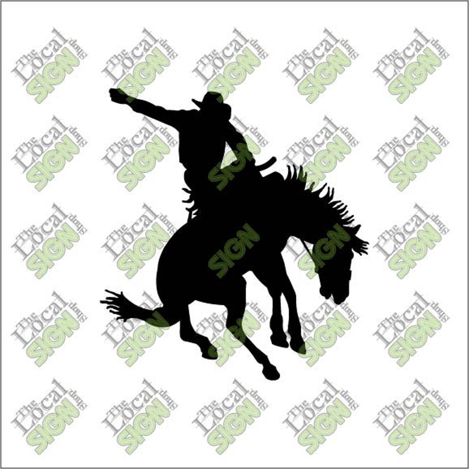 Vector - Bronc Rider - Digital Download - Etsy