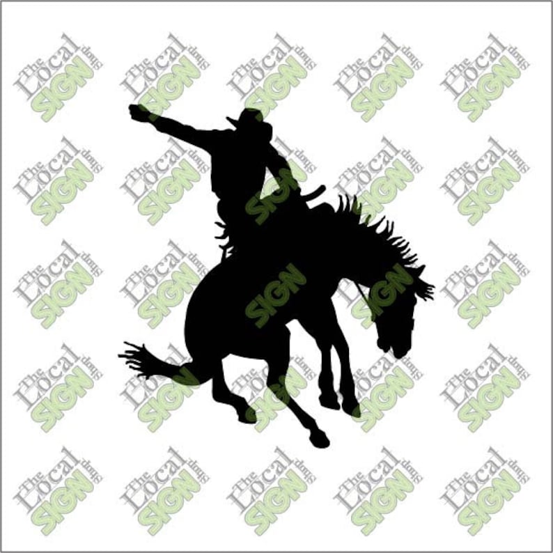 Vector - Bronc Rider - Digital Download - Etsy