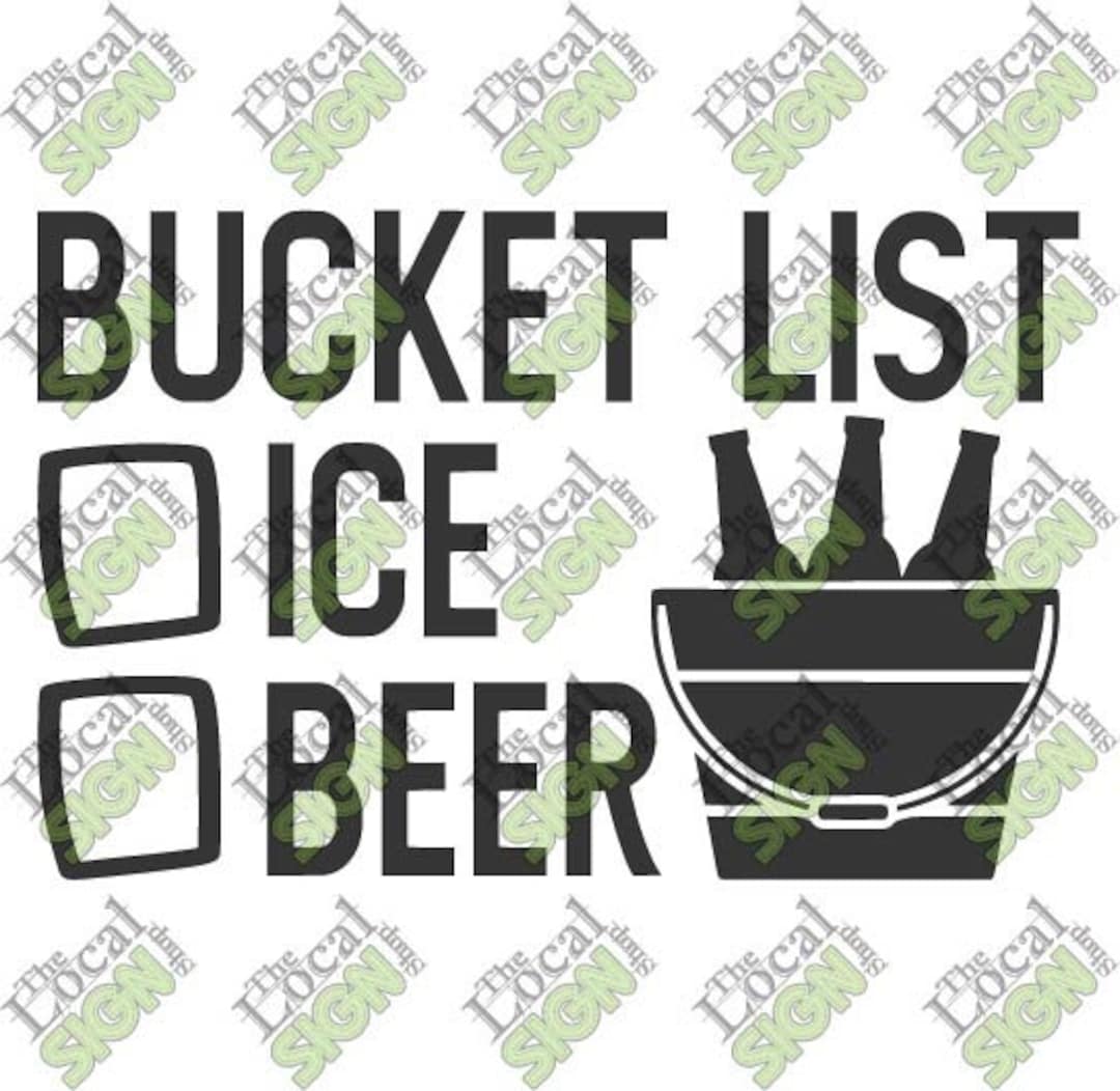 Vector - Bucket List Beer - Digital Download - Etsy