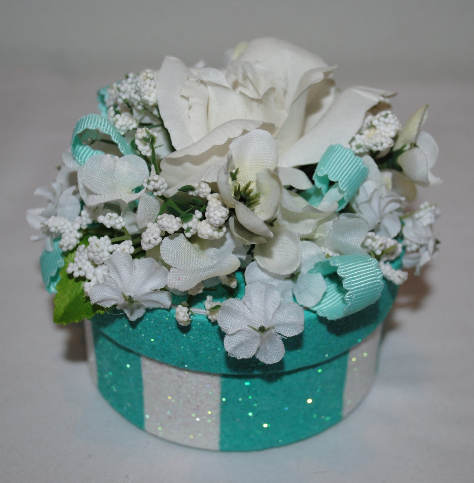 Floral Gift Box Decorated Box With Flowers Unique Gift Box - Etsy