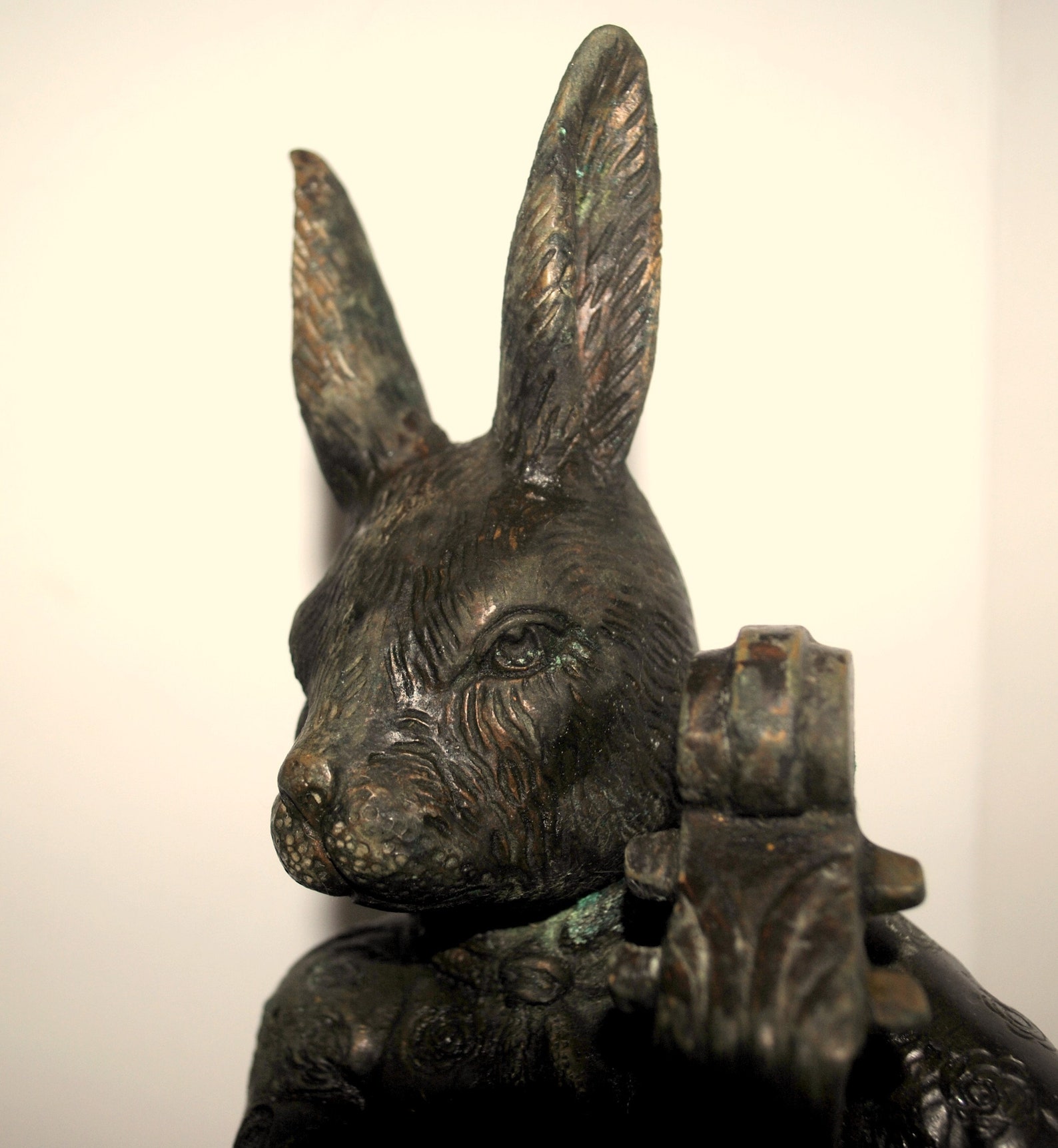 Bronze Rabbit Playing Cello Rare Bronze Rabbit Sculpture | Etsy