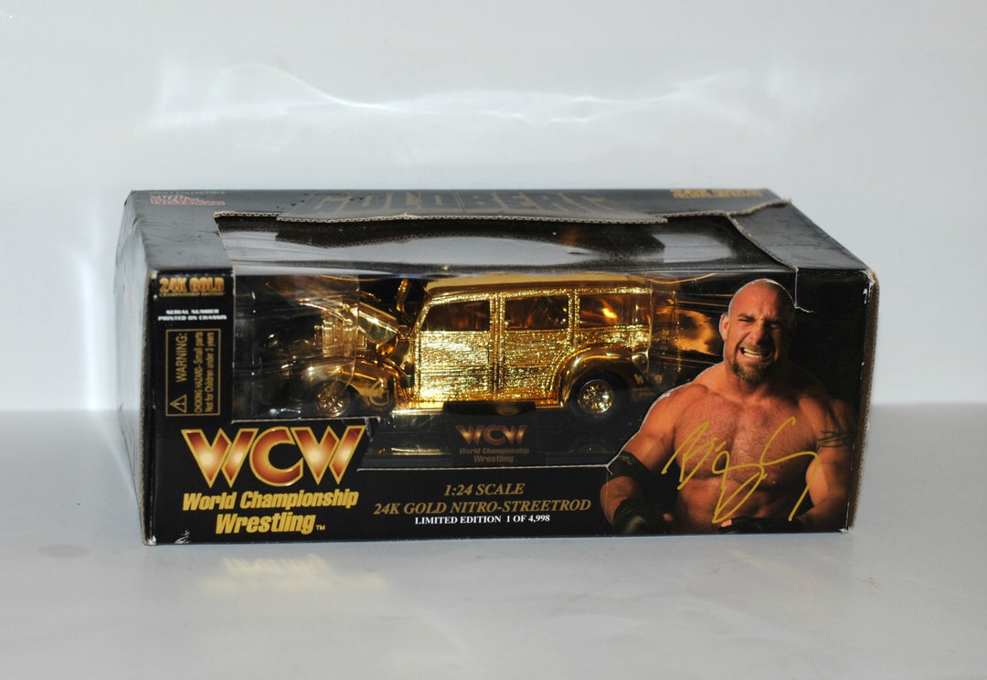 WCW Die Cast Car, Nitro-streetrod Car, WCW Goldberg 24K Championship ...