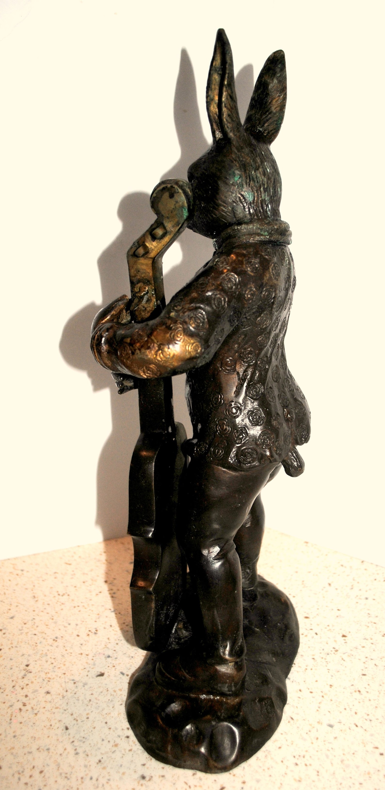 Bronze Rabbit Playing Cello Rare Bronze Rabbit Sculpture - Etsy