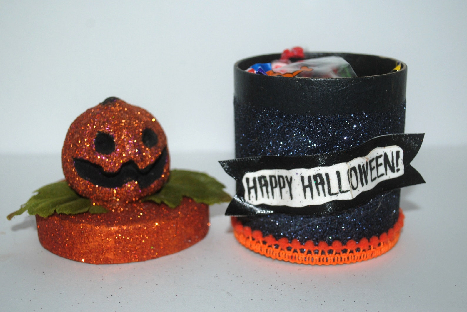 Halloween Pumpkin Candy Box Decorated Halloween Gift Box - Etsy