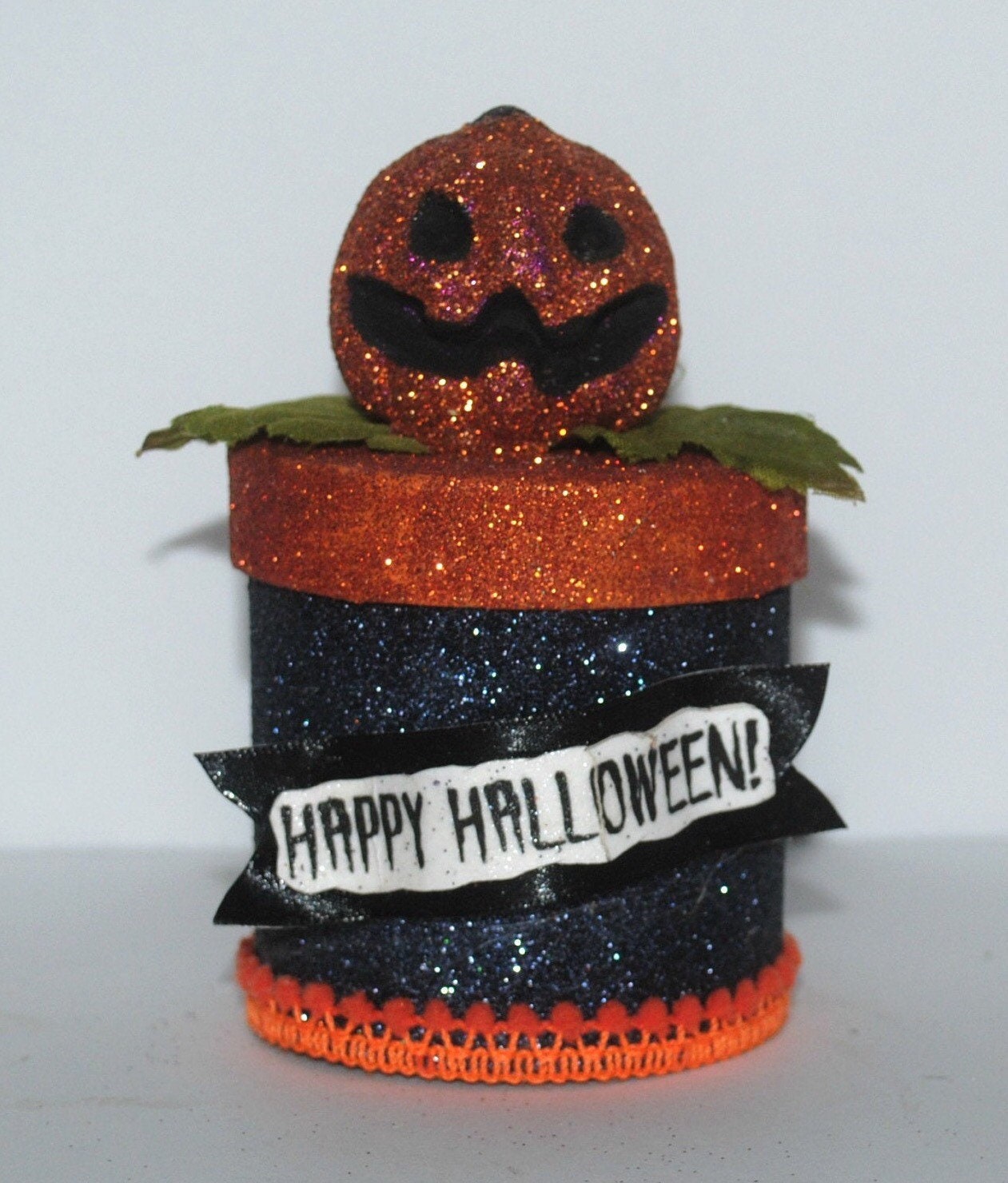 Halloween Pumpkin Candy Box Decorated Halloween Gift Box - Etsy