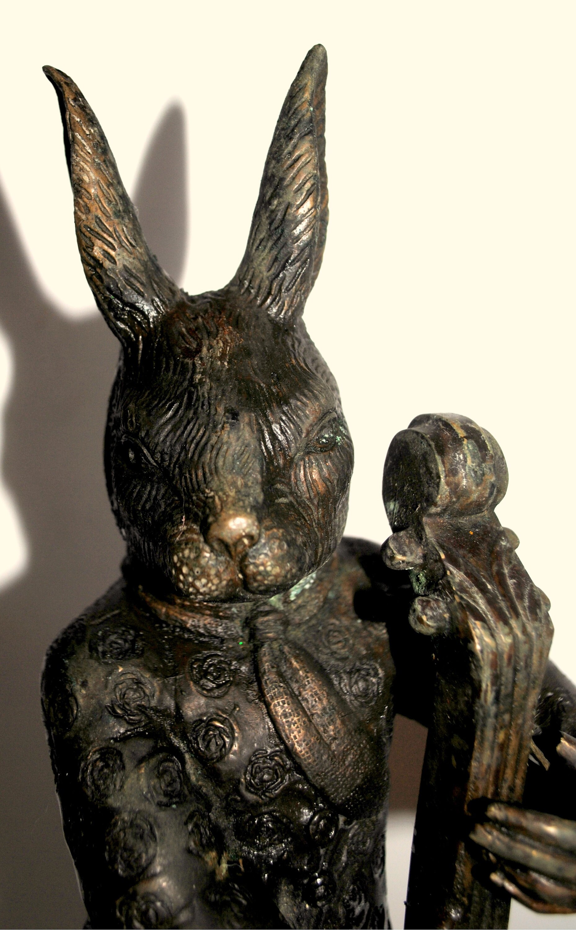 Bronze Rabbit Playing Cello Rare Bronze Rabbit Sculpture | Etsy