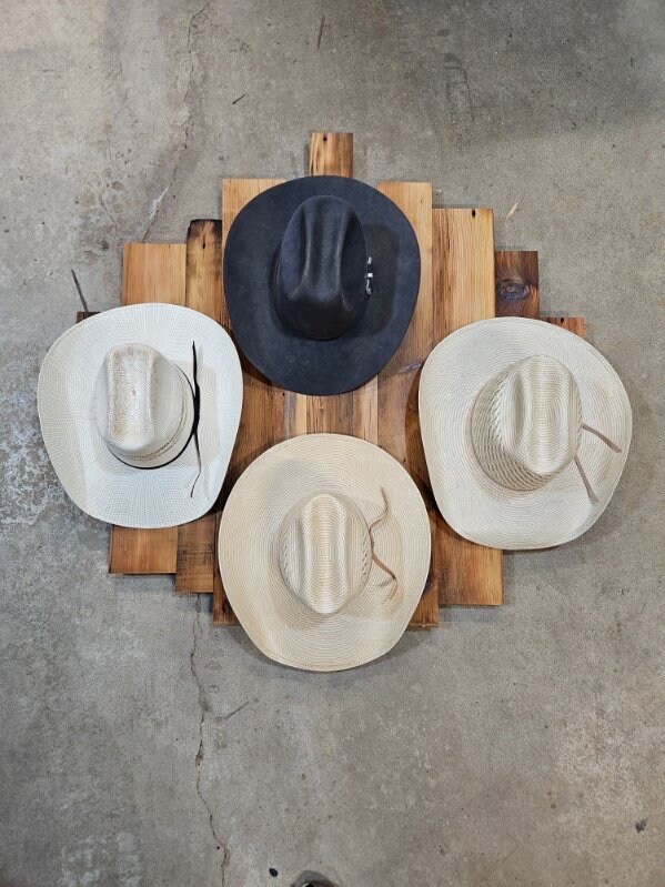 Rustic Barn Wood Hat/cowboy Hat Rack - Etsy