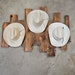 Rustic Barn Wood Hat/cowboy Hat Rack - Etsy