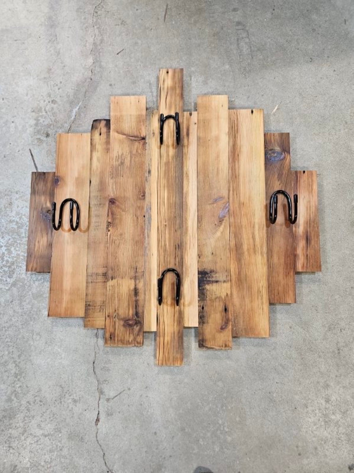 Rustic Barn Wood Hat/cowboy Hat Rack - Etsy