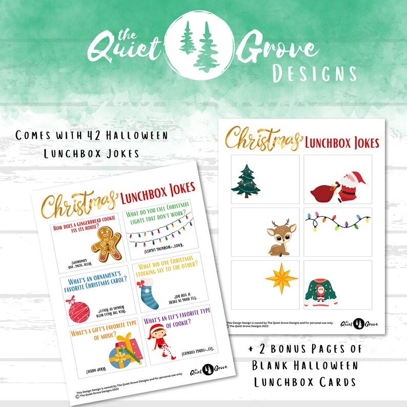 42 Christmas Lunchbox Jokes for Kids, Printable Lunchbox Jokes, and ...