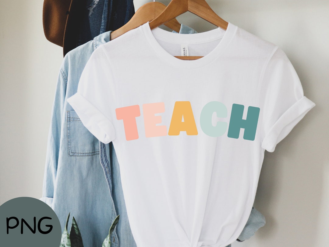 TEACH PNG - Teacher PNG - Etsy