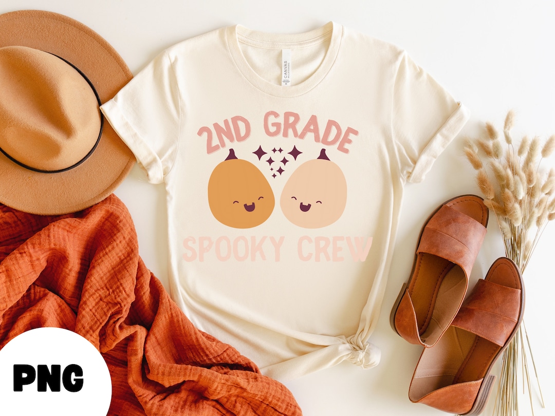 2nd Grade SPOOKY CREW - PNG - Halloween - Spooky Season - Etsy