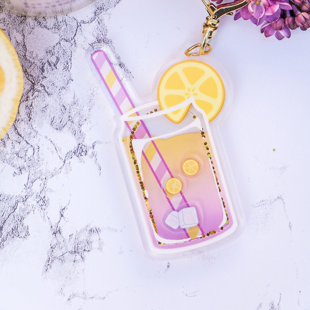 Shaker Keychain - Lavender Lemonade - Etsy