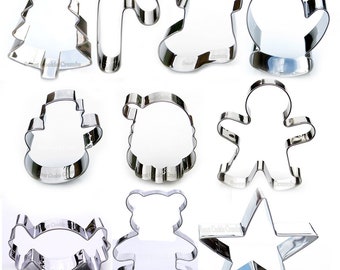 Christmas cookie cutters | Etsy