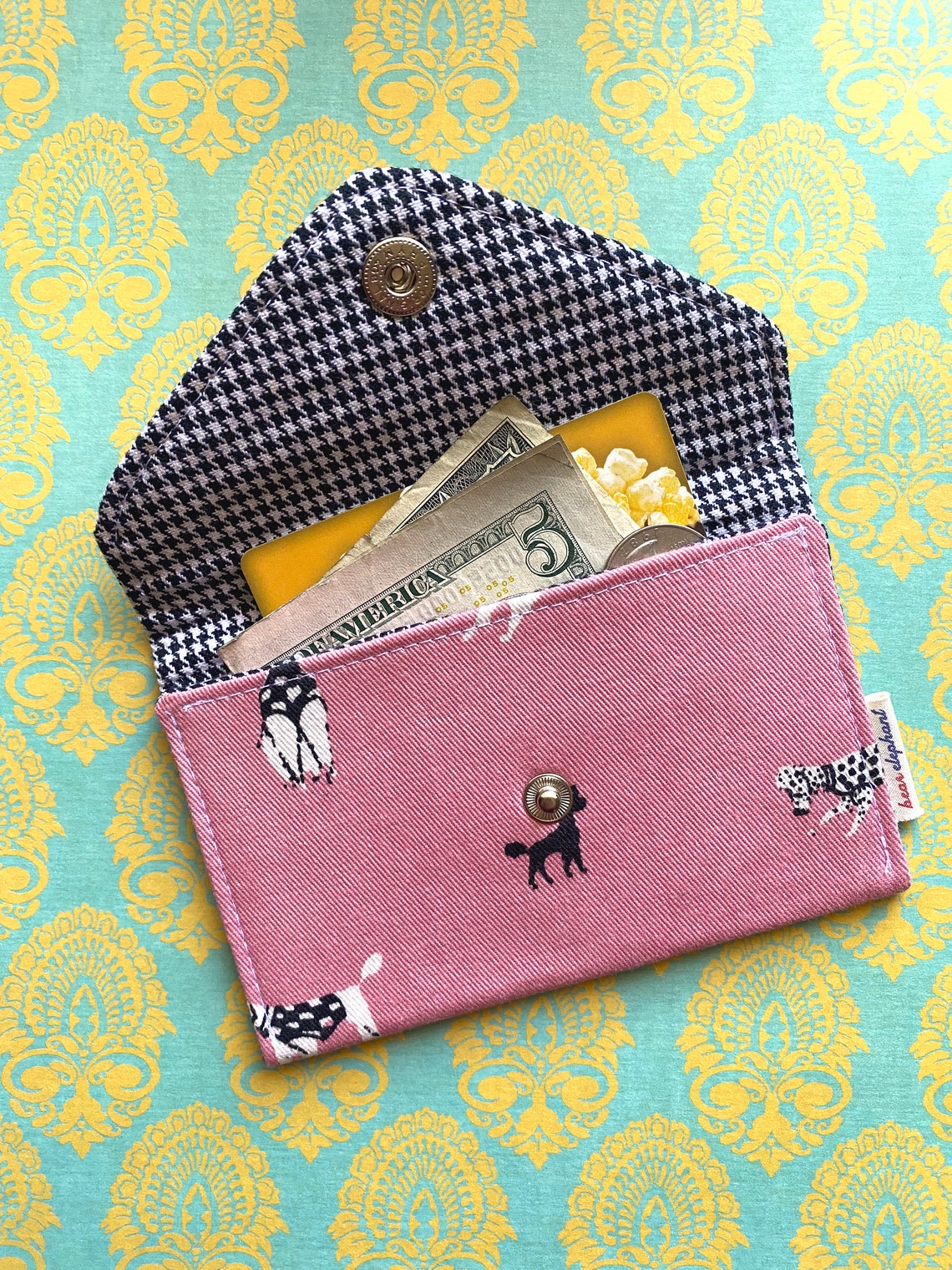 Simple Wallet, Envelope Wallet, Cash and Card Pouch, Fashion Snap ...