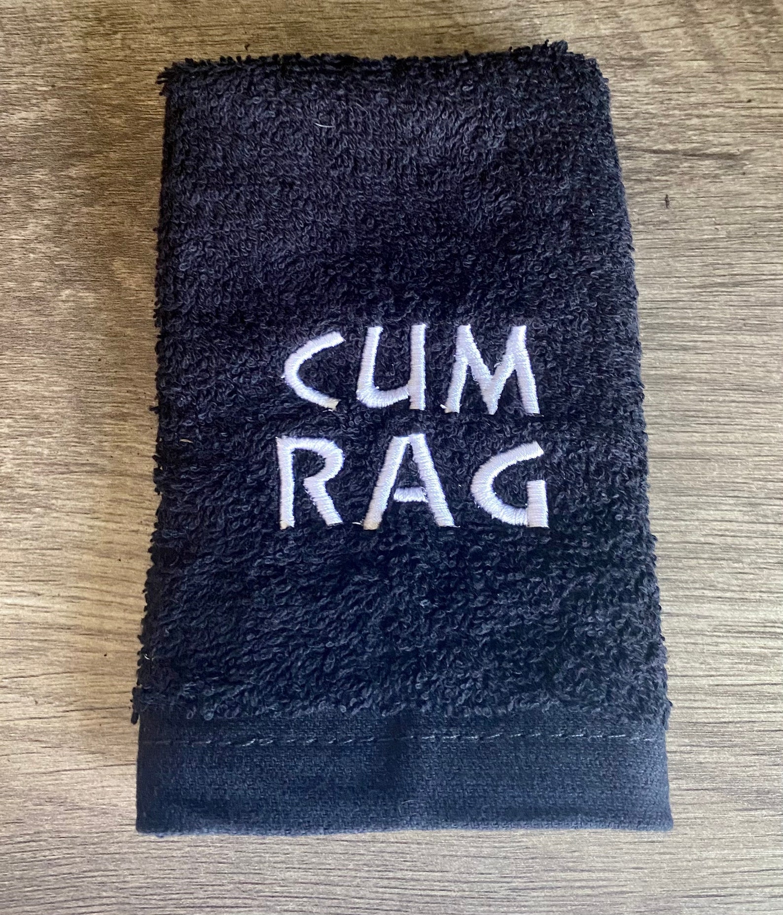 Embroidered CUM RAG Washcloth | Etsy