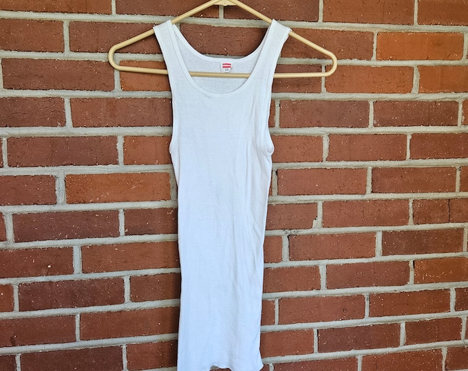 90's Wife Beater Tank Hanes Classic Grunge Style - Etsy