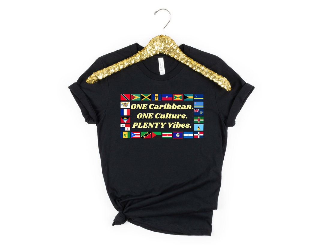 Caribbean Roots Shirt, Island Unity Tee, Plenty Vibes T-shirt, Fete ...