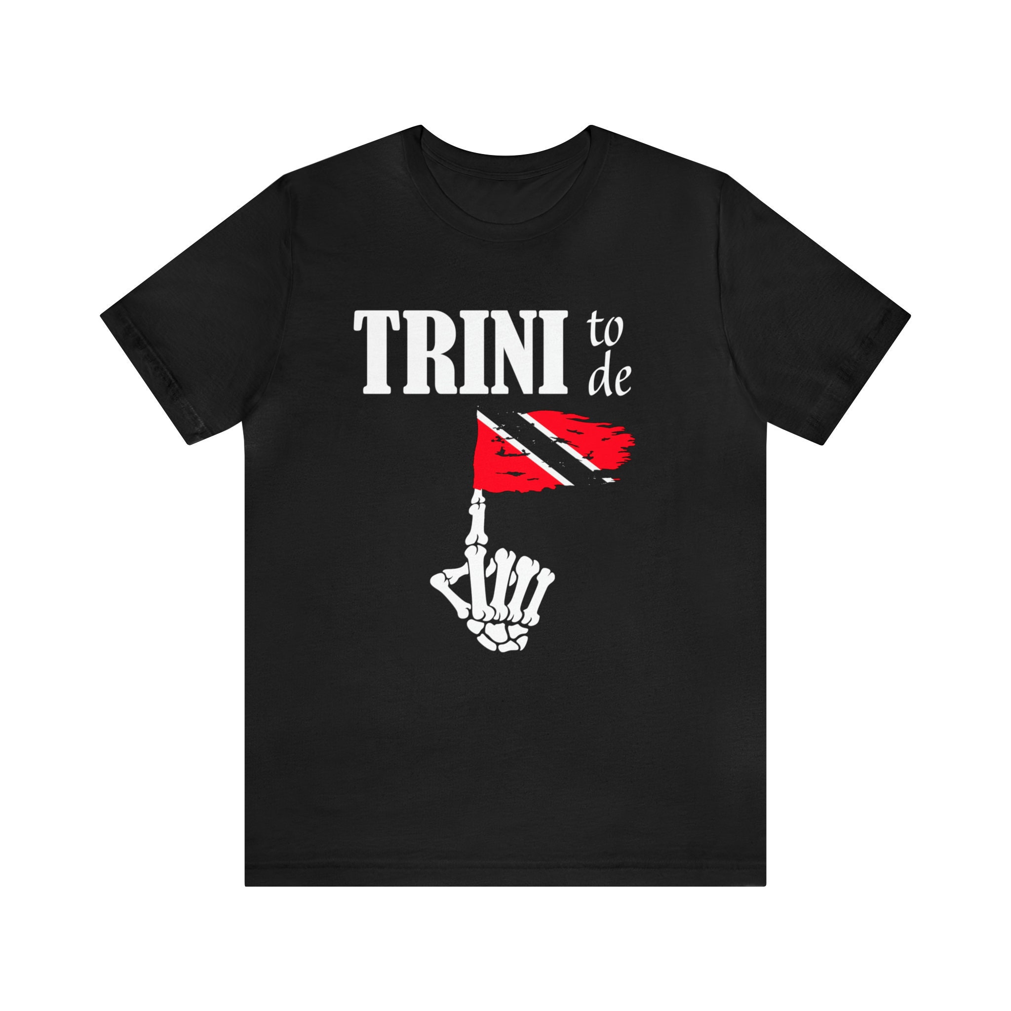 Trini to D Bone Trinidadian Halloween Shirt for Trinidad and Tobago Men ...