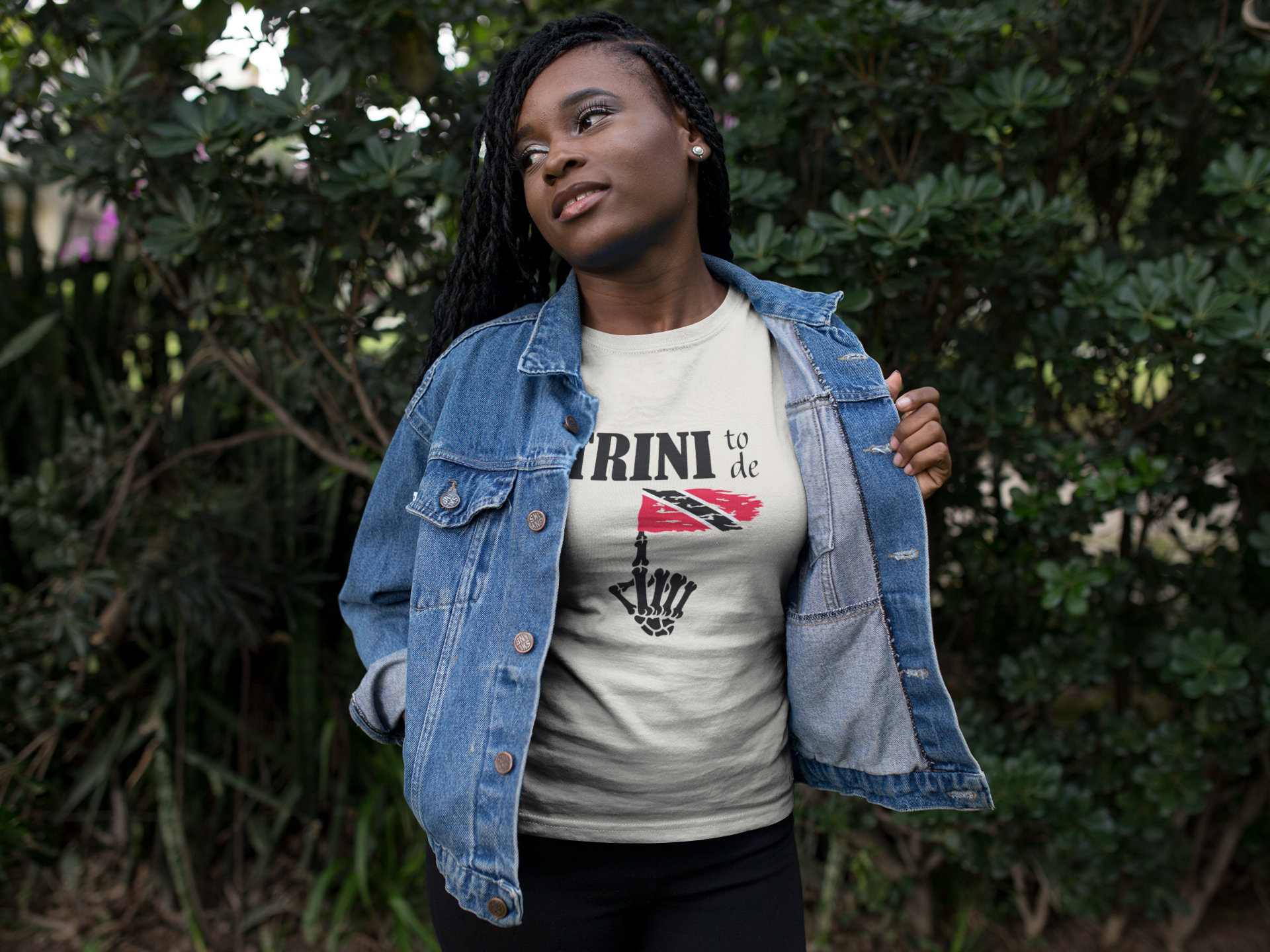 Trini to D Bone Trinidadian Halloween Shirt for Trinidad and Tobago Men ...