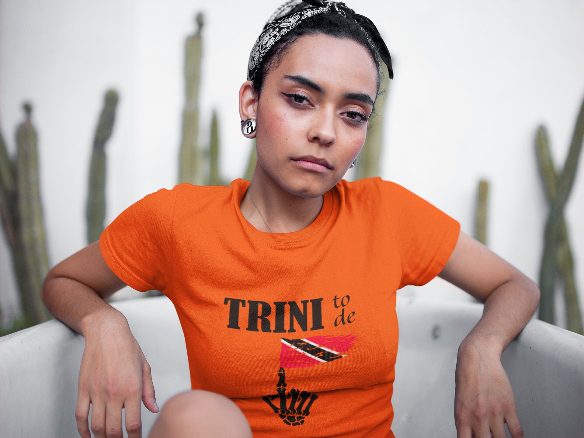 Trini to D Bone Trinidadian Halloween Shirt for Trinidad and Tobago Men ...