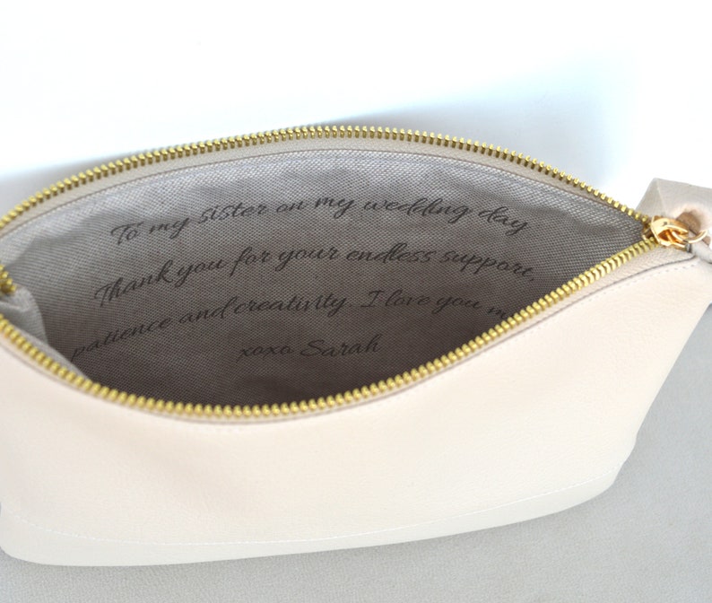 Personalized Wristlet With a Custom Message Handwritten Text - Etsy