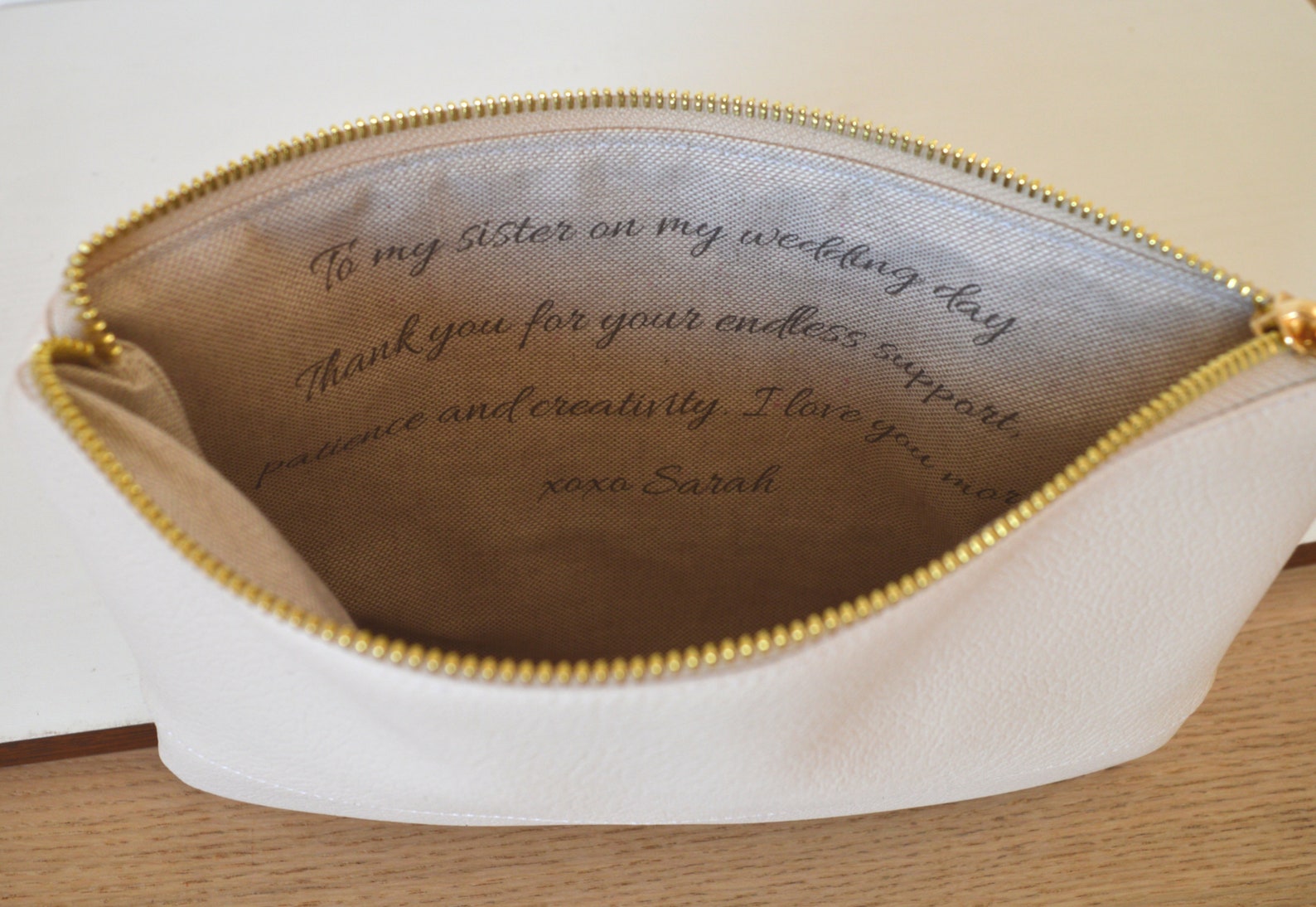 Personalized Wristlet With a Custom Message Handwritten Text - Etsy