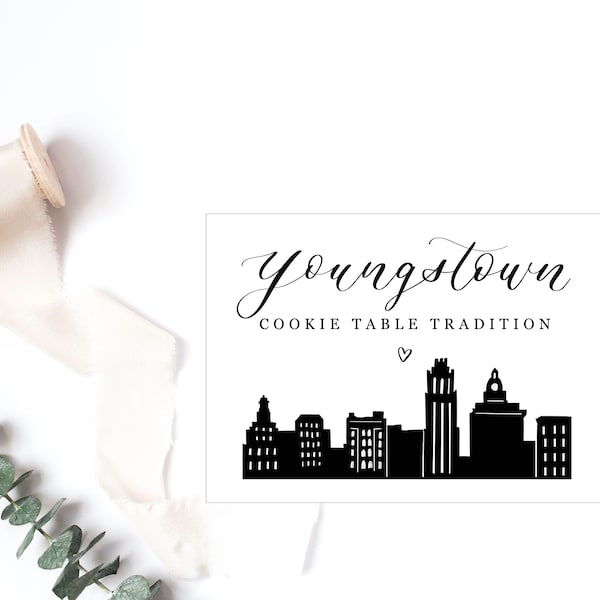 Youngstown Cookie Table Signs - Etsy