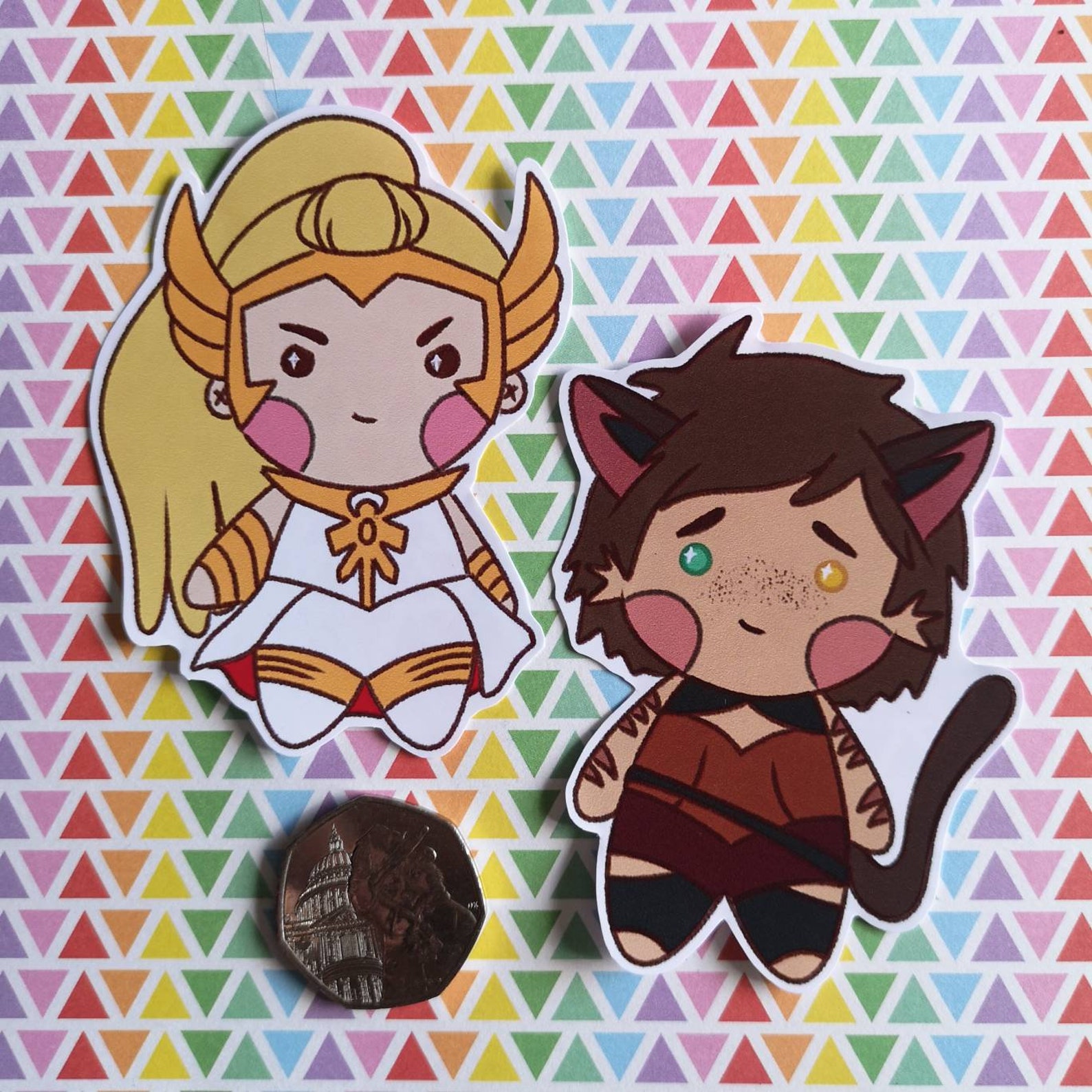 Cute Kawaii Catra She Ra Chibi Stickers Catra and Adora | Etsy