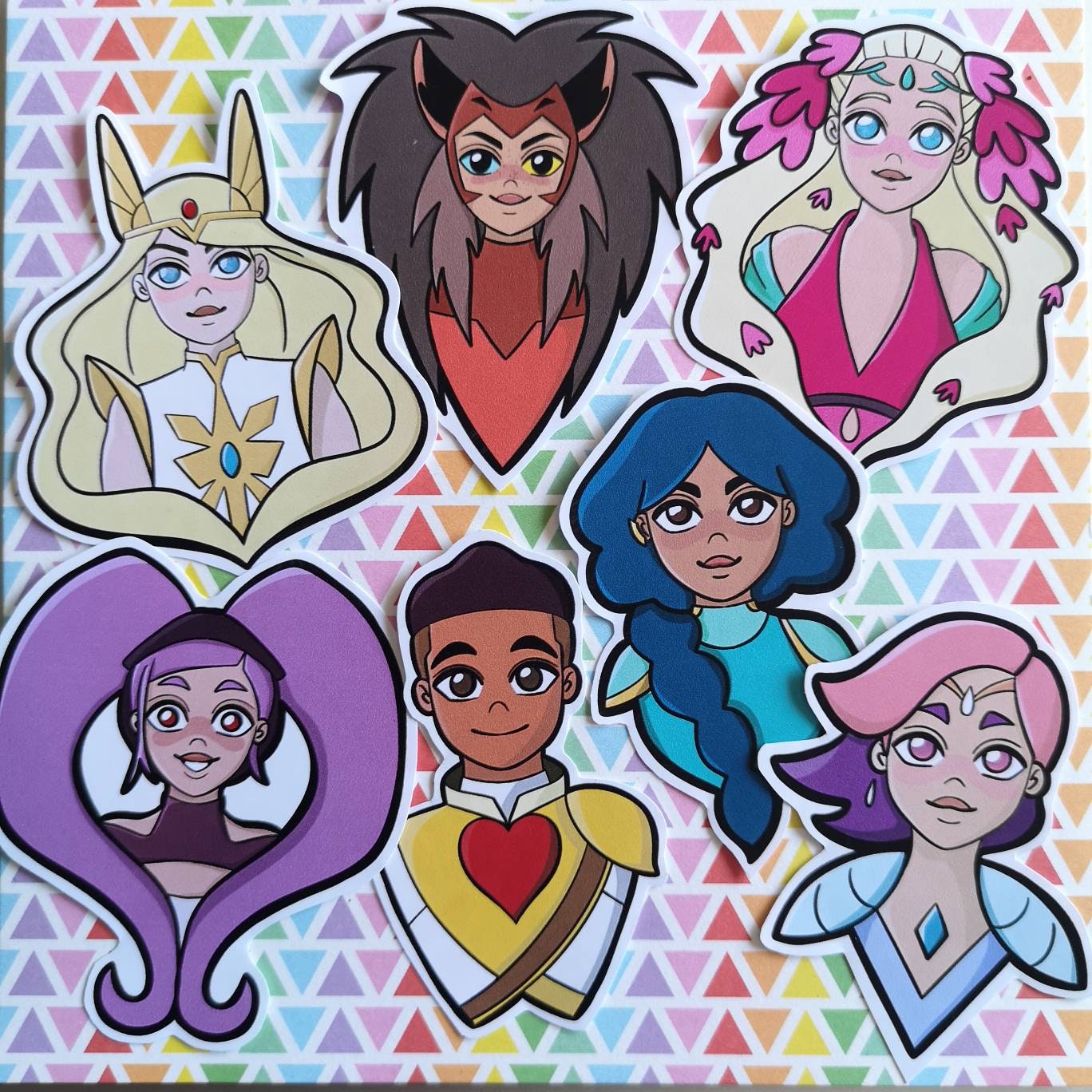 Cute Kawaii She Ra Princesses Chibi Stickers Adora Catra - Etsy UK