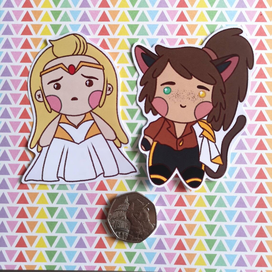 Cute Kawaii Catra She Ra Chibi Stickers Catra and Adora | Etsy