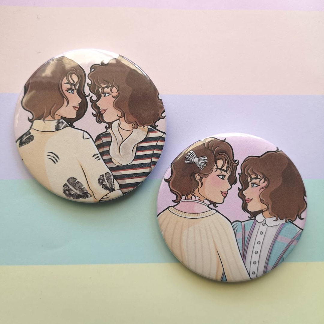 Cute Kawaii Ronance Robin and Nancy Ship Badge Pins Small 38mm - Etsy