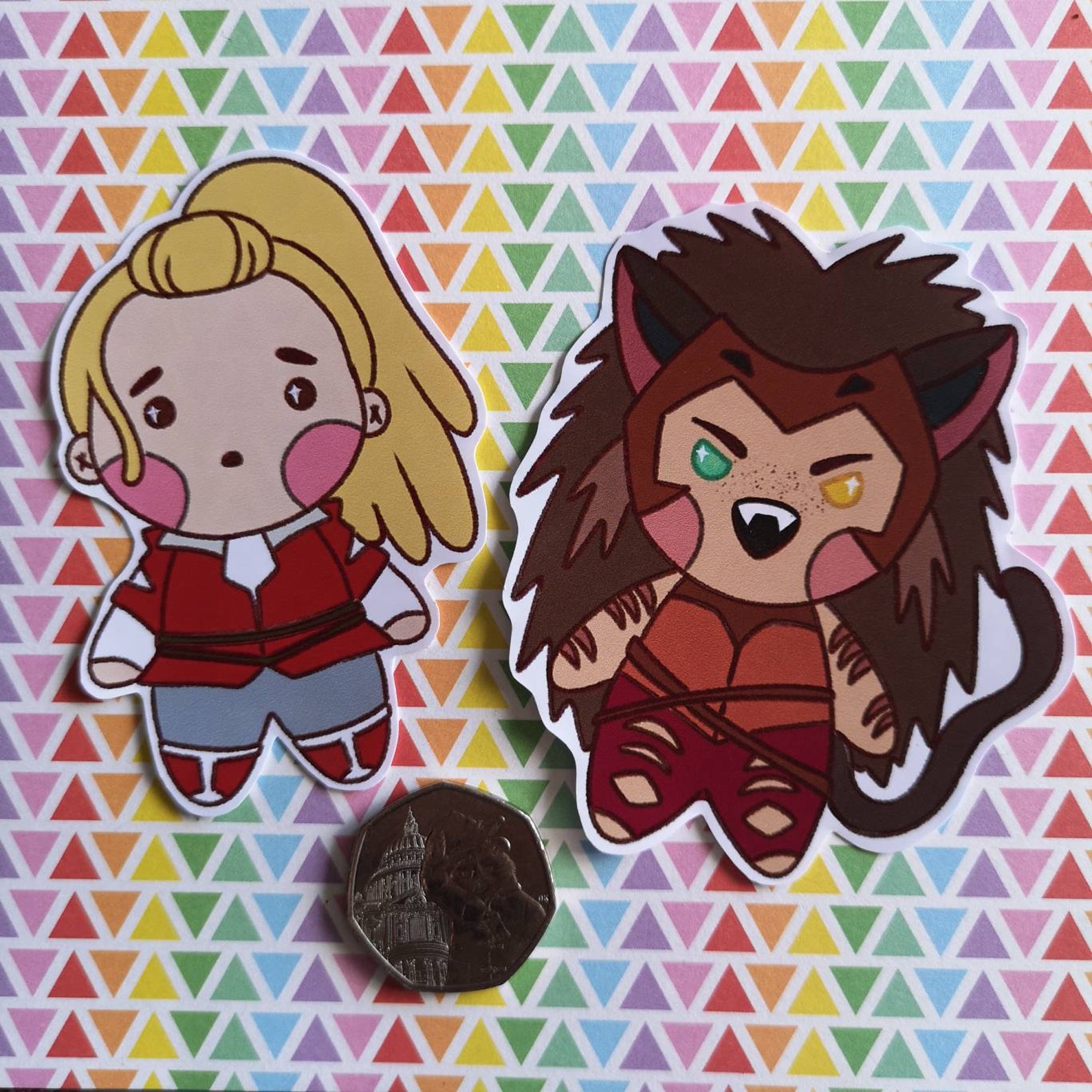 Cute Kawaii Catra She Ra Chibi Stickers Catra and Adora | Etsy