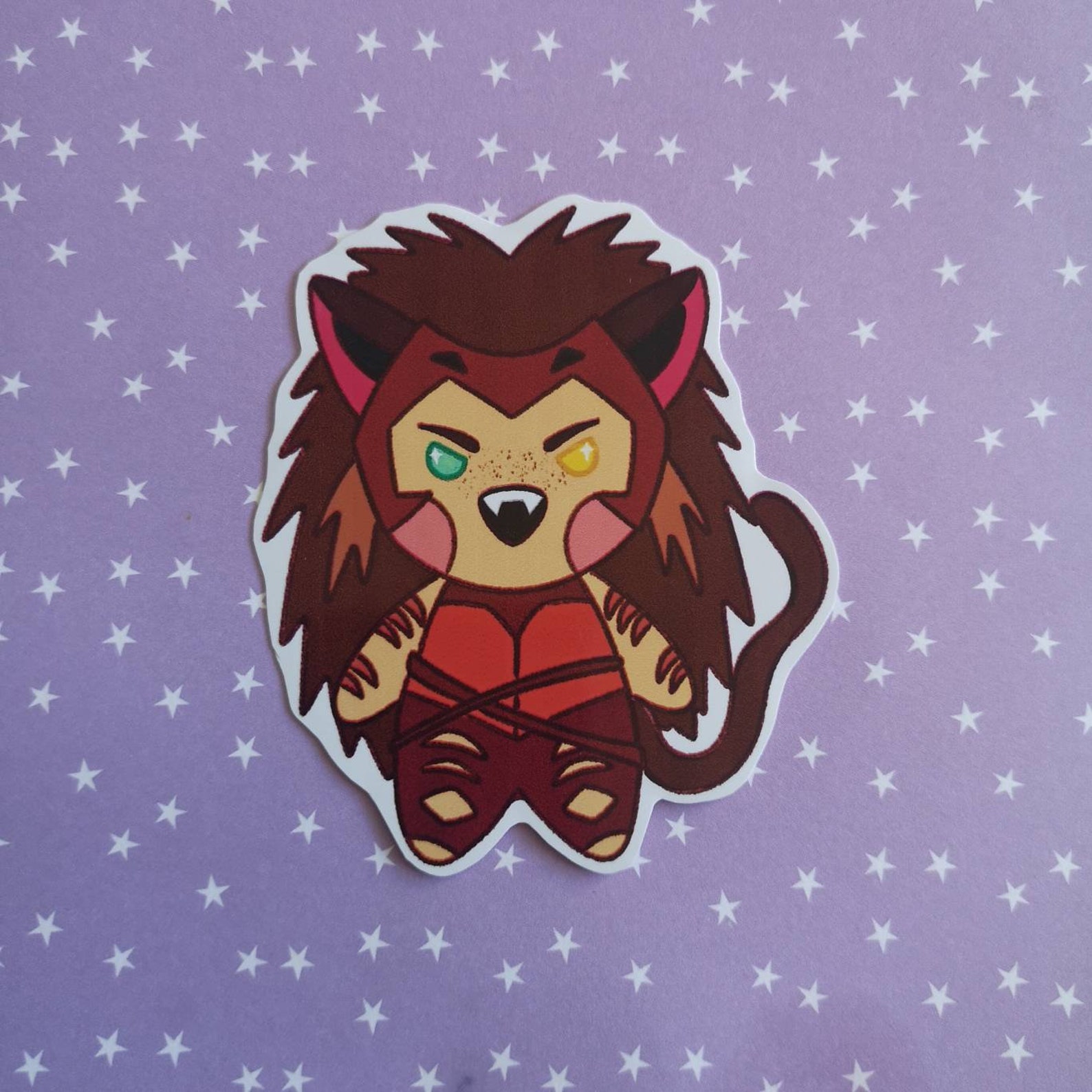 Cute Kawaii Catra She Ra Chibi Stickers 4 Pack | Etsy
