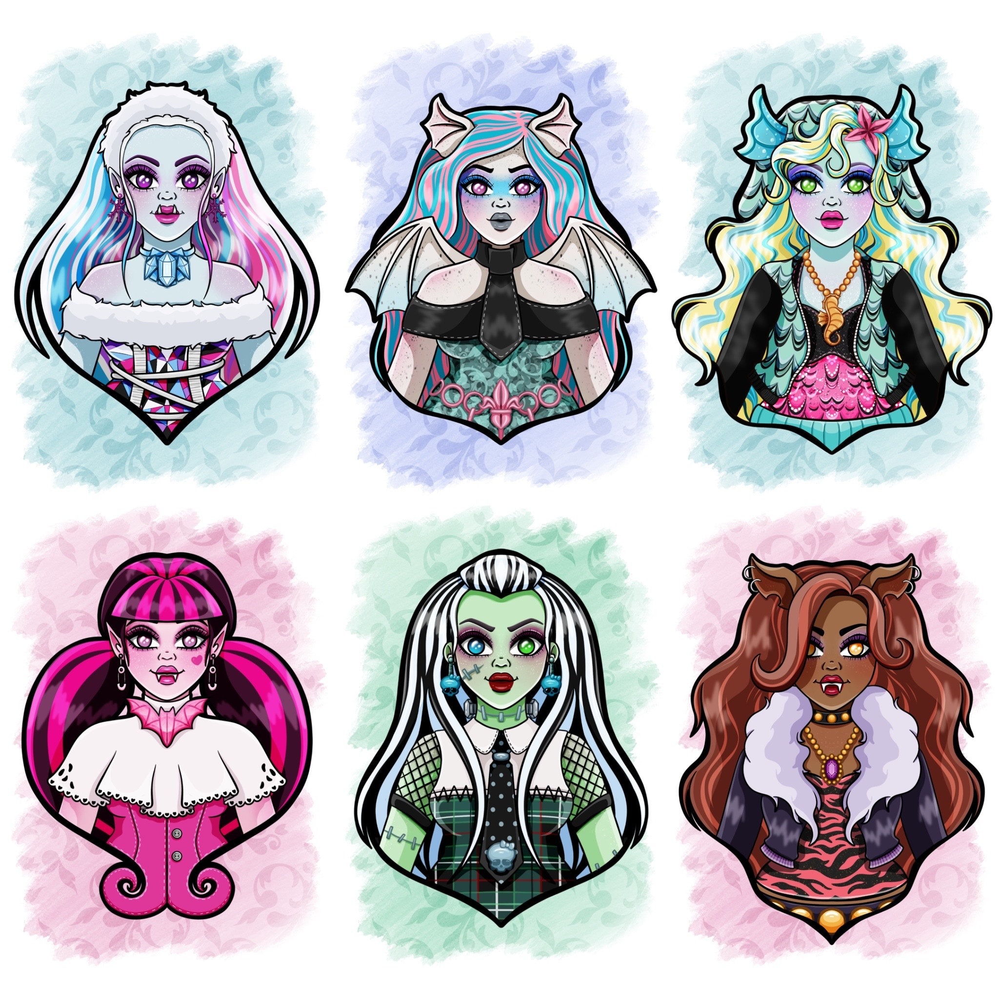 Monster High Characters Faces