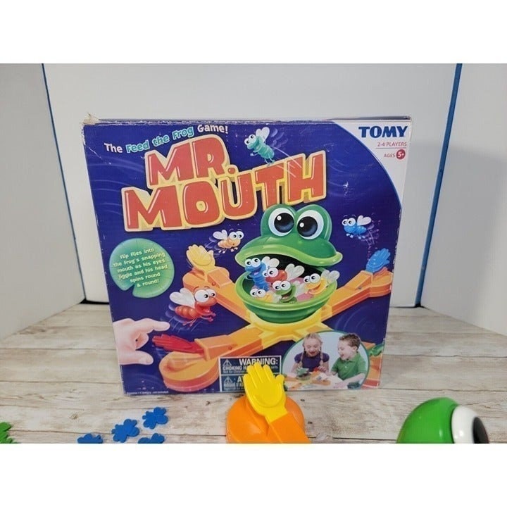 Retro TOMY Mr. Mouth Feed the Frog Game Complete Tested Working C Batt ...