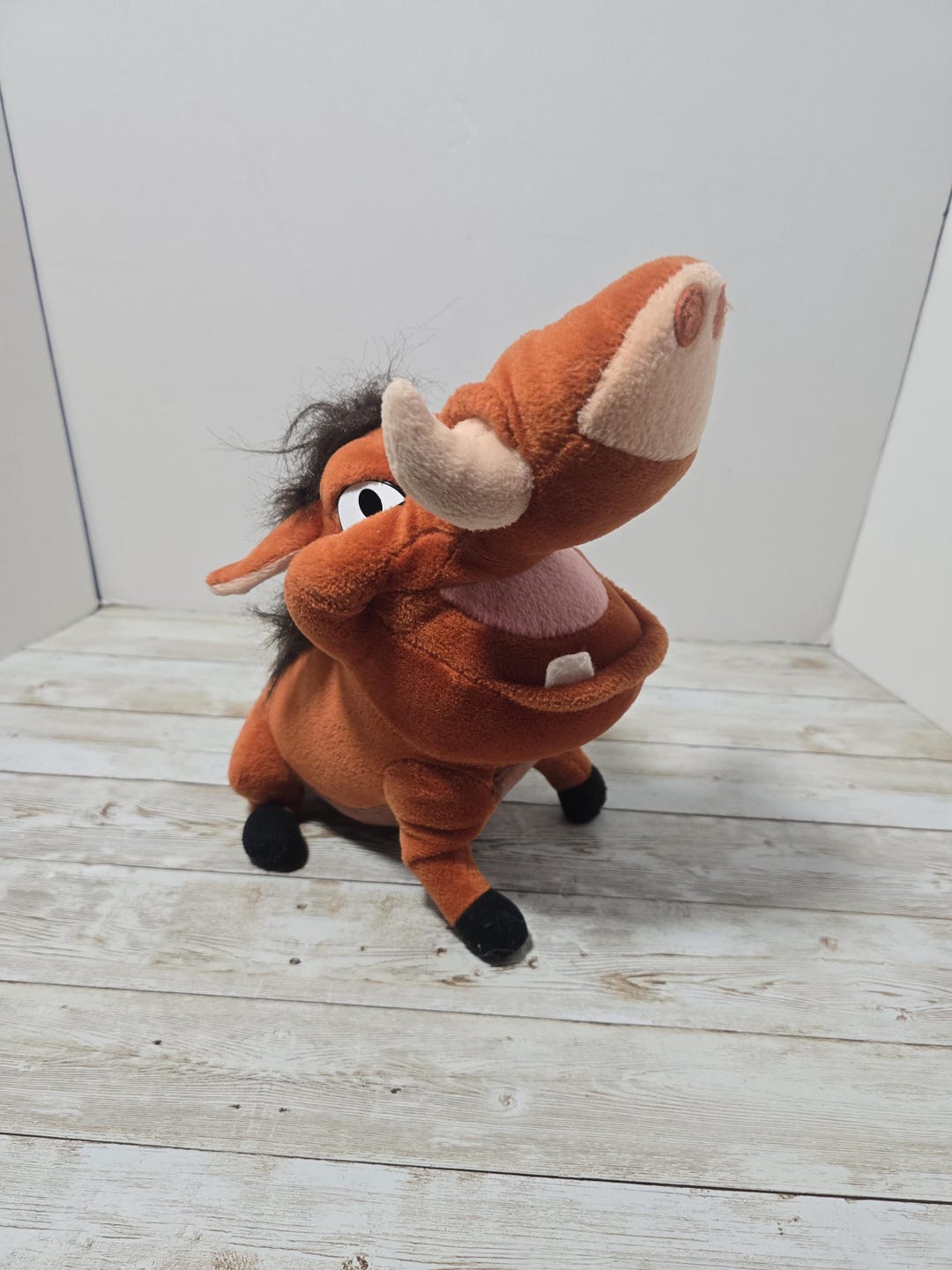 Authentic Disney the Lion King Pumbaa the Wild Boar Stuffed Plush Toy ...