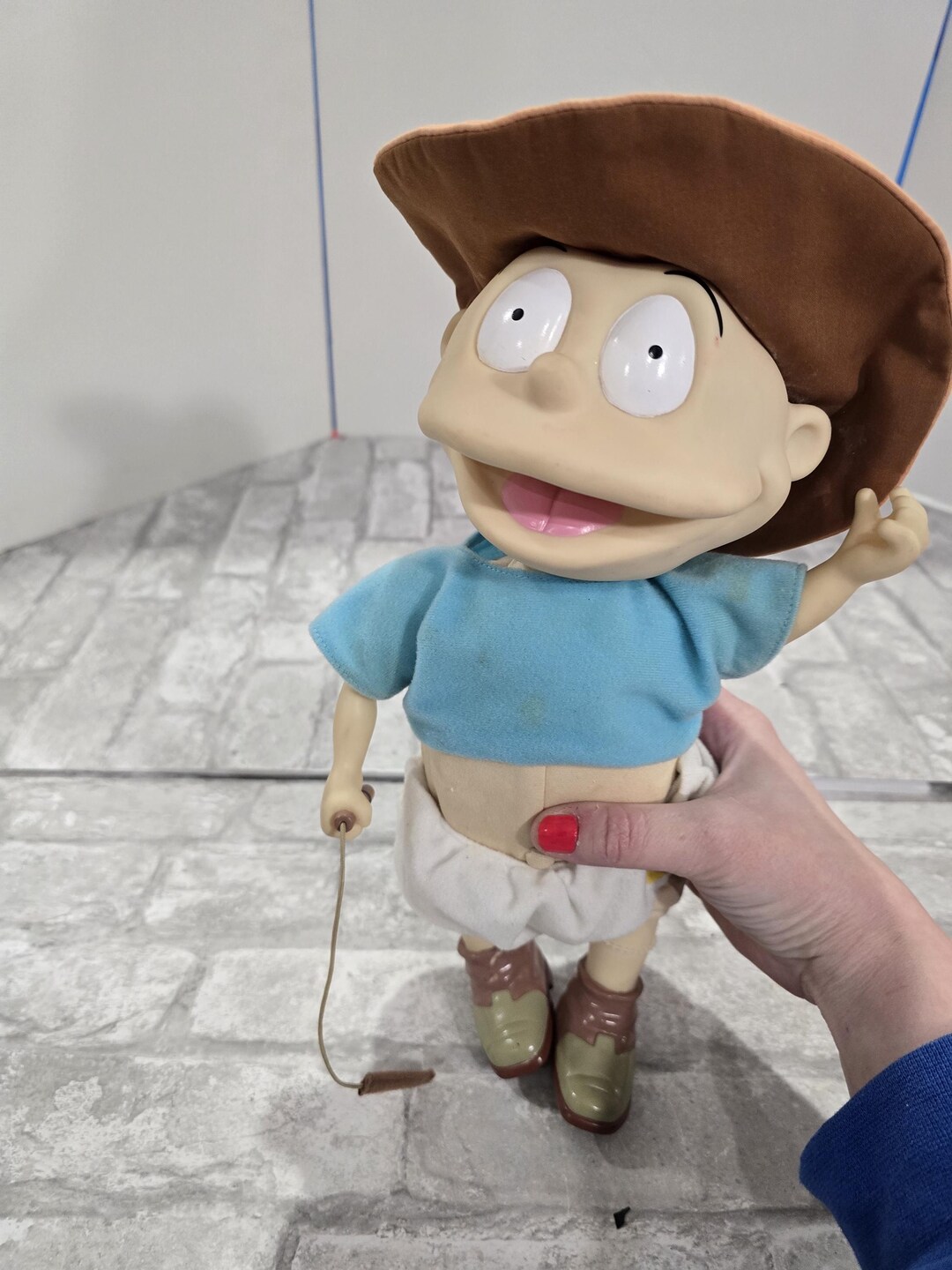 Vintage 1996 Viacom Nickelodeon Rugrats Tommy Pickles Baby Doll,push ...