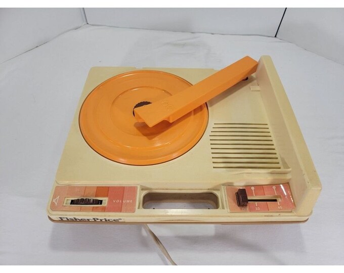 Vintage 1978 Fisher Price WORKING Record Player Turntable 825 33 45 RPM WORKS - Etsy