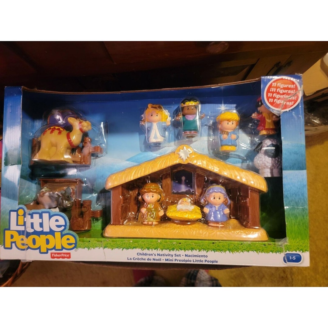 Fisher Price Little People Nativity Set 14 Pieces Kids Children New ...