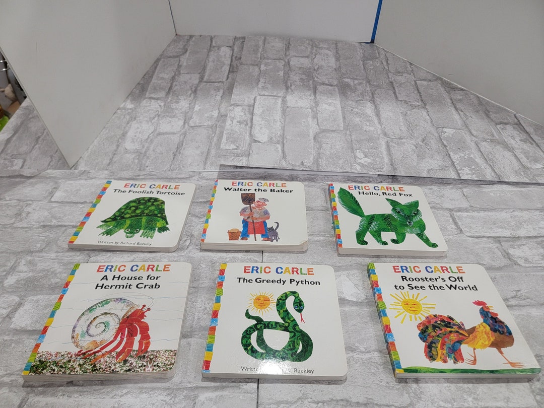 Lot of 6 Board Books by Eric Carle Eric Carle Library the Foolish ...