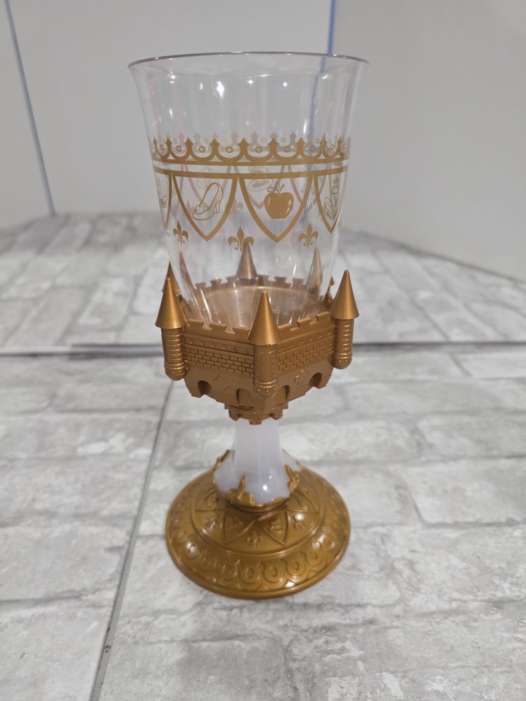 Disney Be Our Guest Light up Castle Goblet Beauty Beast Parks Batteries ...