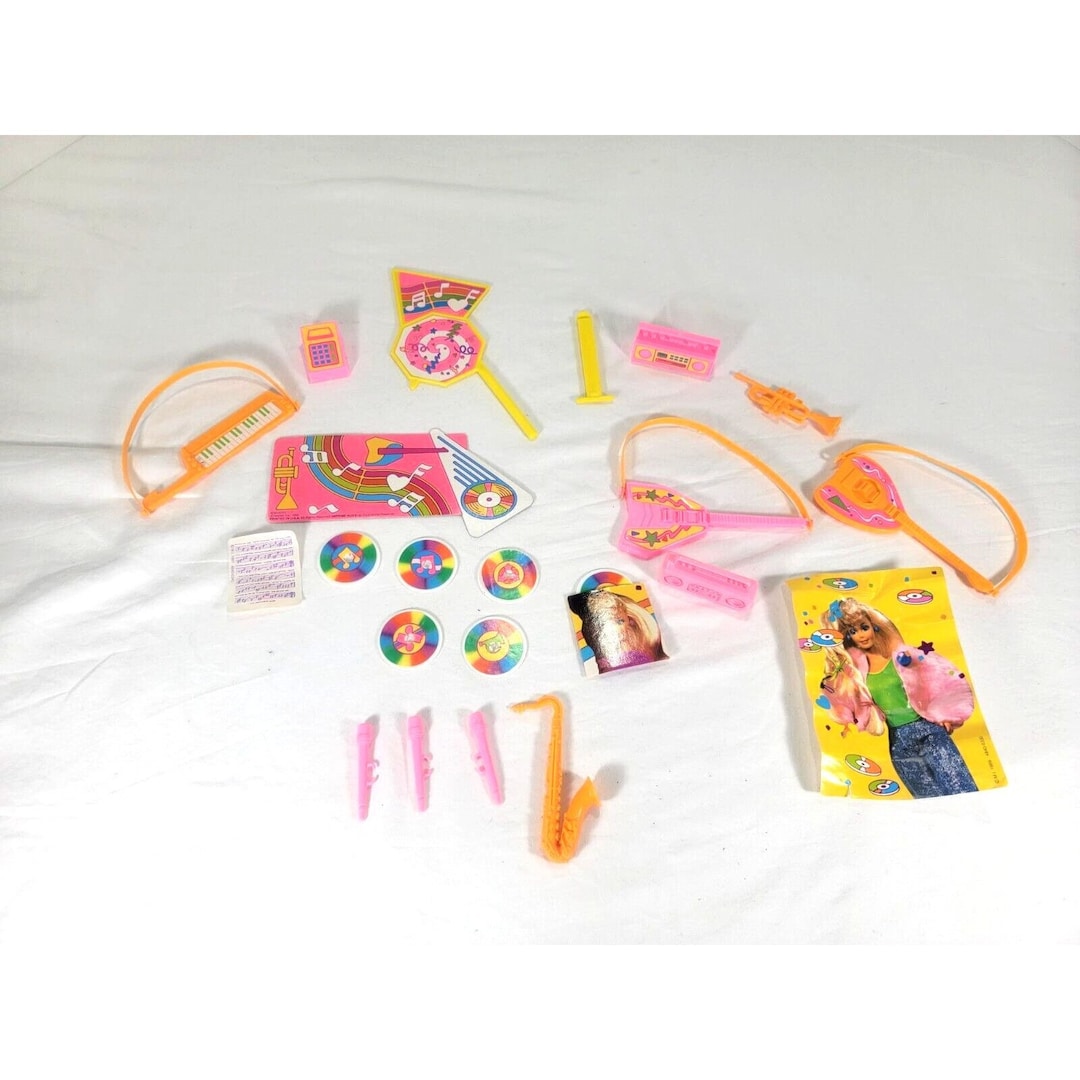 Barbie Dance Club Dancetime Jukebox Accessories Vintage Mattel 1989 ...