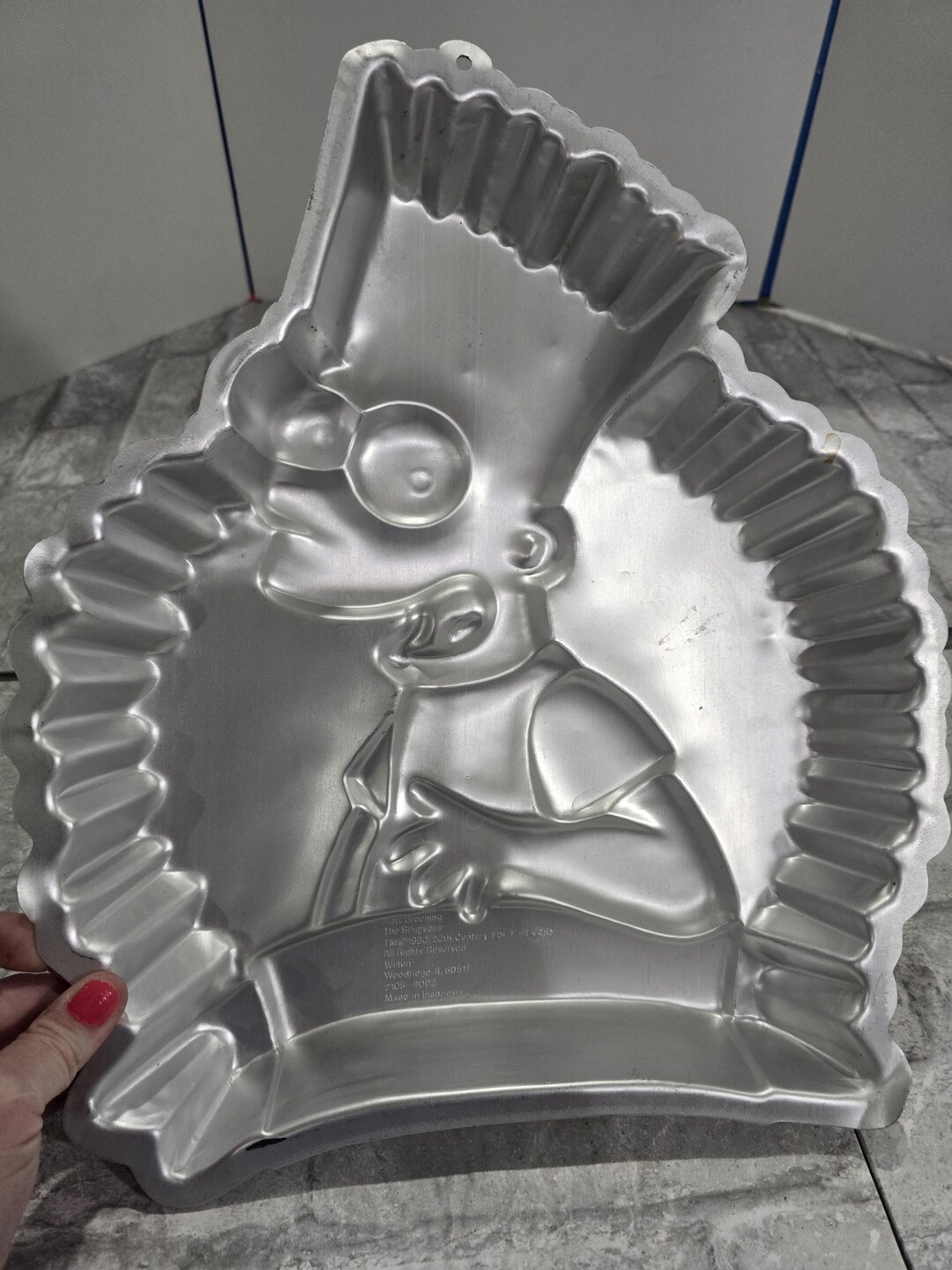 Vintage Bart Simpson Wilton Cake Pan 1990 Baking Cartoon Kitchen 2105 ...