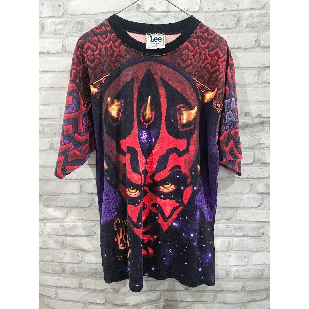 Vintage Darth Maul Shirt 1990s Star Wars All Over Print AOP Rare Movie ...