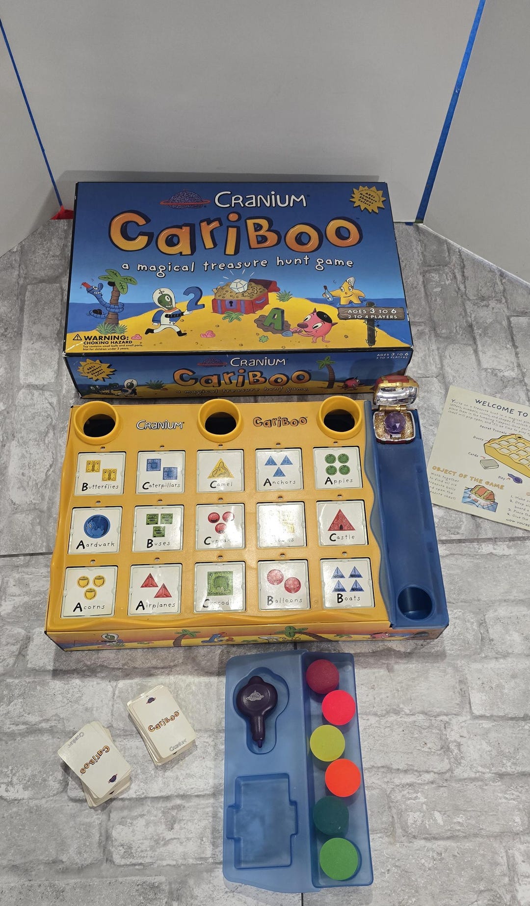 Cranium Cariboo Board Game Magical Treasure Hunt Game 100% COMPLETE ...